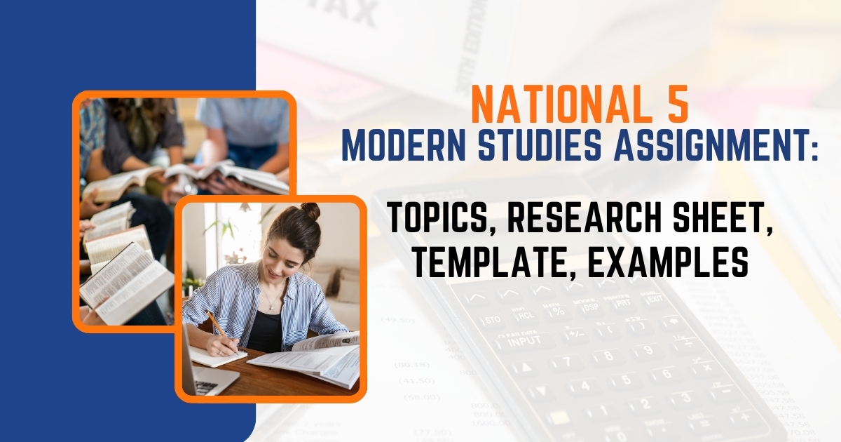 National 5 Modern Studies Assignment: Research Sheet & Topics